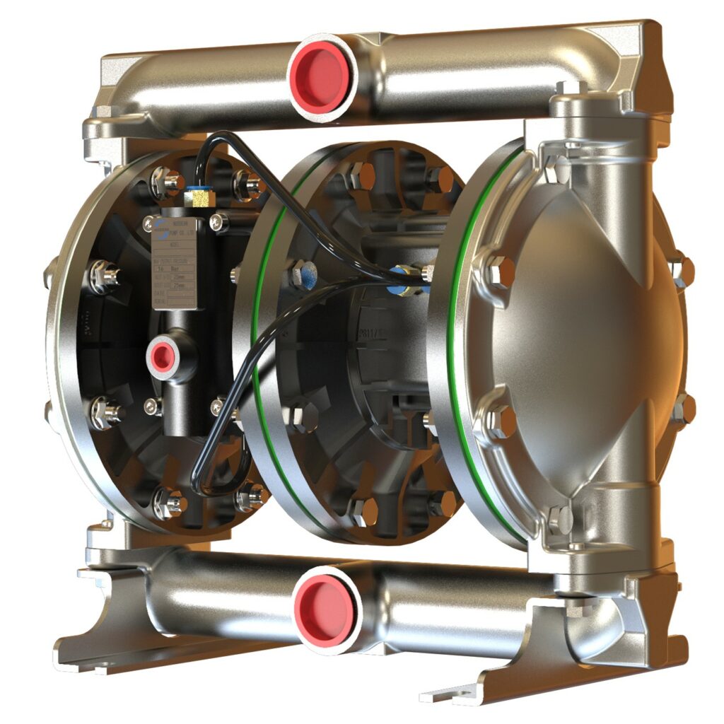 1" Triple Diaphragm Pump(2:1 High Pressure) - QINGDAO NUODEAN PUMP CO., LTD